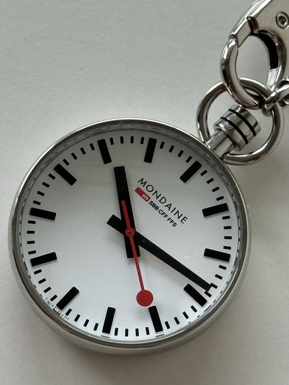 Mondaine SBB CFF FFS Anhängeruhr, Top Zustand, Rarität! (Gebraucht) in ...