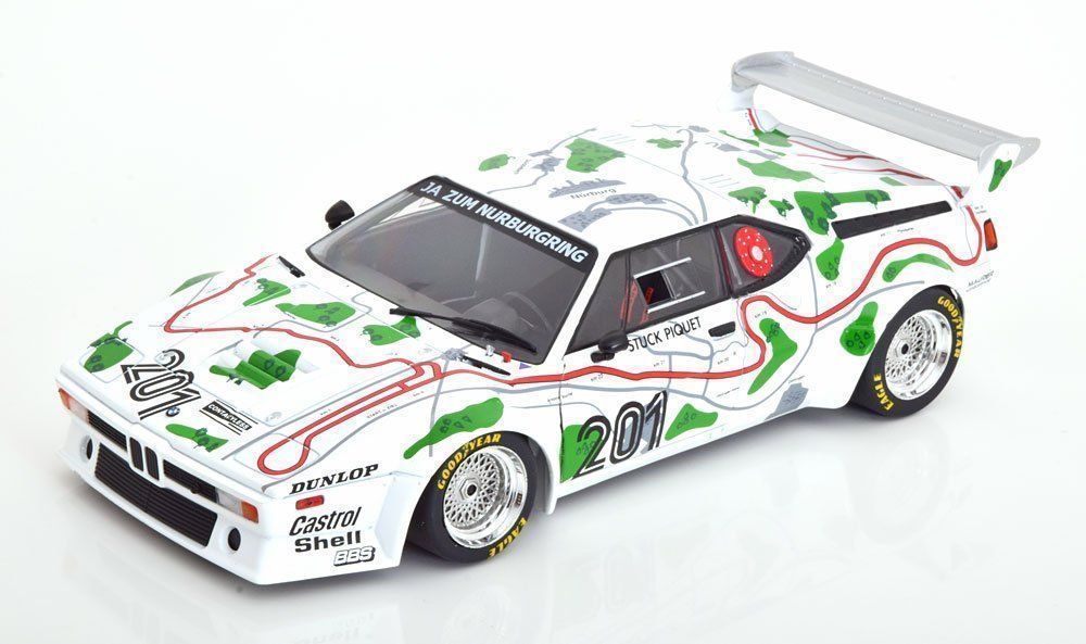 BMW M1 PROCAR #201 1000 KM NÜRBURGRING 1980 STUCK 1:18 WERK8 (Neuf avec ...