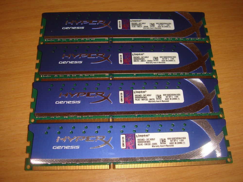 4 Stück 4gb ddr3 RAM für Computer | Kaufen auf Ricardo