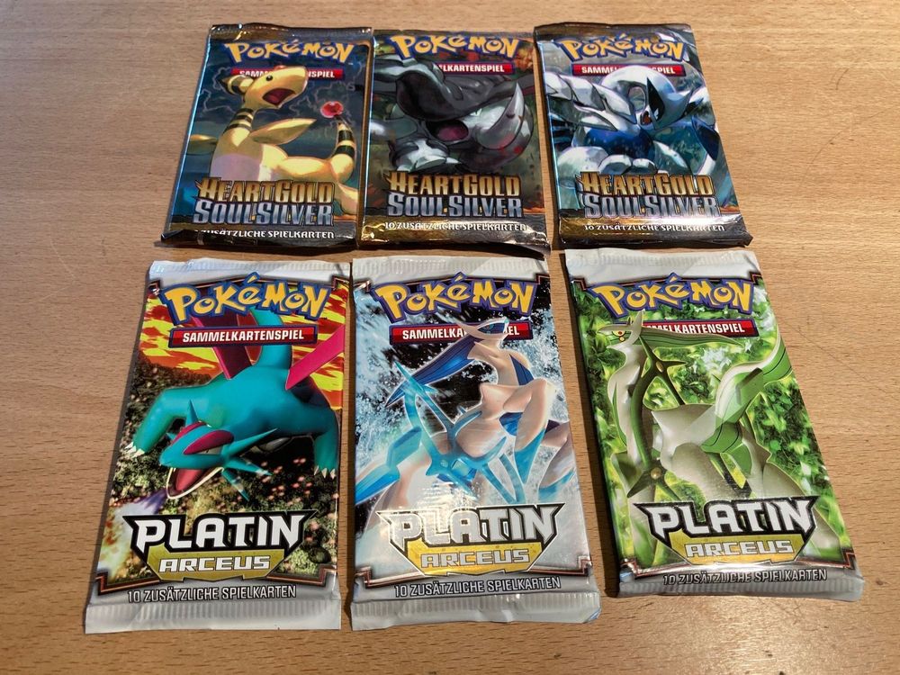 6 Stück Vintage Pokemon Booster Packs (Neu und originalverpackt) in ...