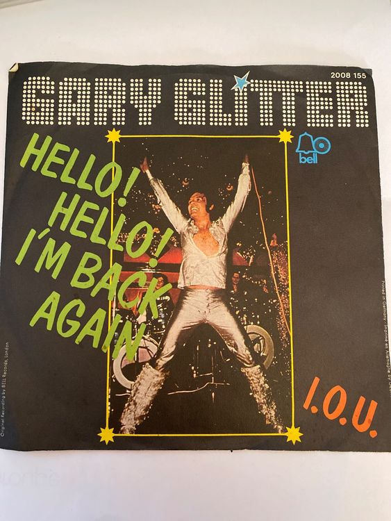 GARY GLITTER - HELLO ! HELLO ! I'M BACK AGAIN - 45 TOURS | Kaufen auf ...