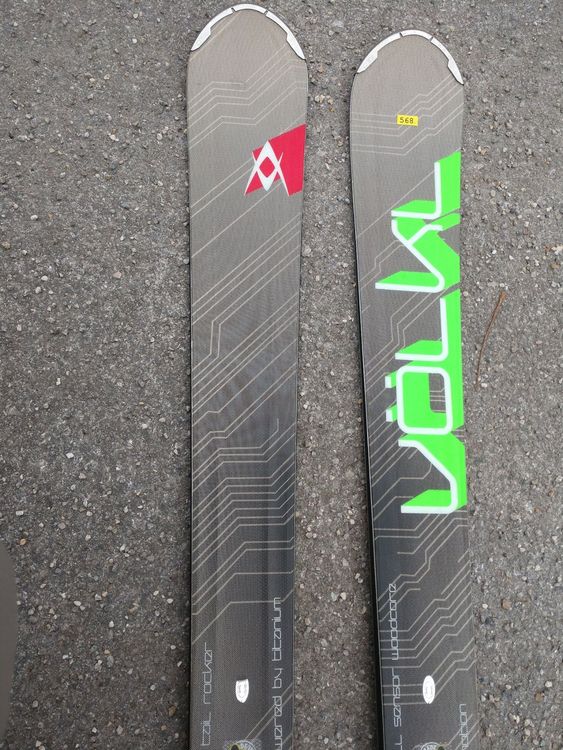 Völkl Speedwall Titanium Tip Tail Rocker Ski 178cm R19m 180 (Gebraucht ...