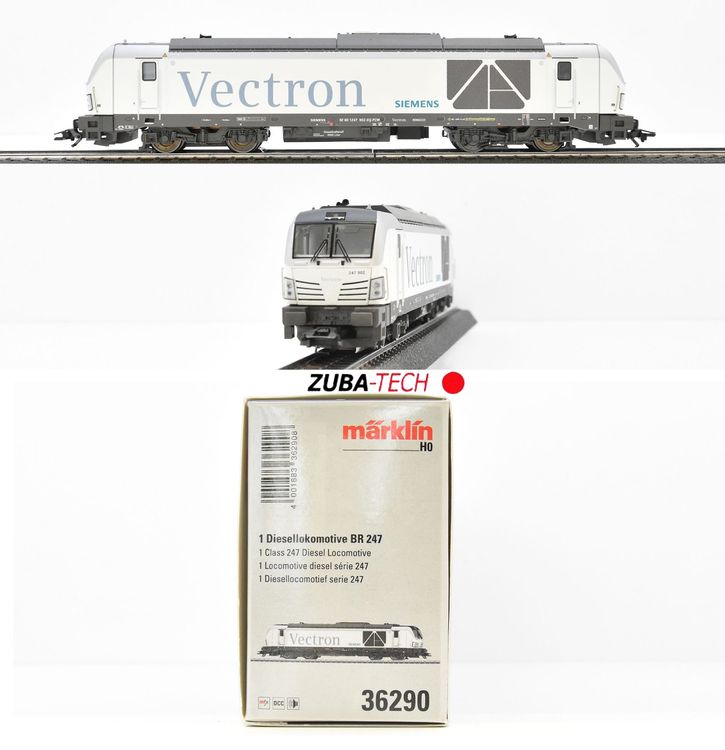 Märklin 36290 Diesellok BR 247 Siemens Vectron H0 WS Digital (Gebraucht ...