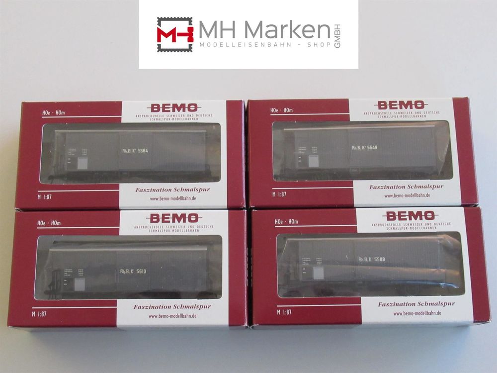 Bemo 7493 100 RhB 4 Set Betr.Nr.geändert | Kaufen auf Ricardo