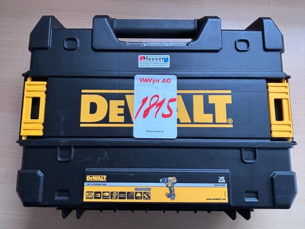 DeWalt Akku-Schrauber (Lot 1815) Standort 8590 Romanshorn (Neu und originalverpackt) in Bäriswil ...