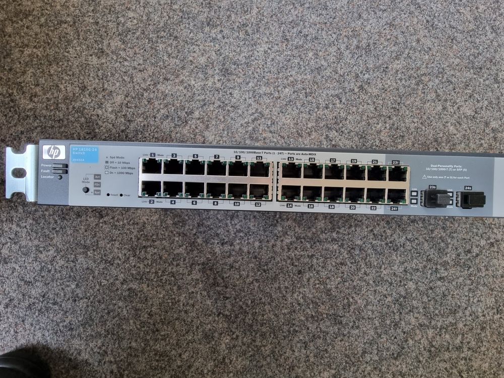 HP Switch 24 Port (Gebraucht) in Boppelsen für CHF 60 – mit Lieferung ...