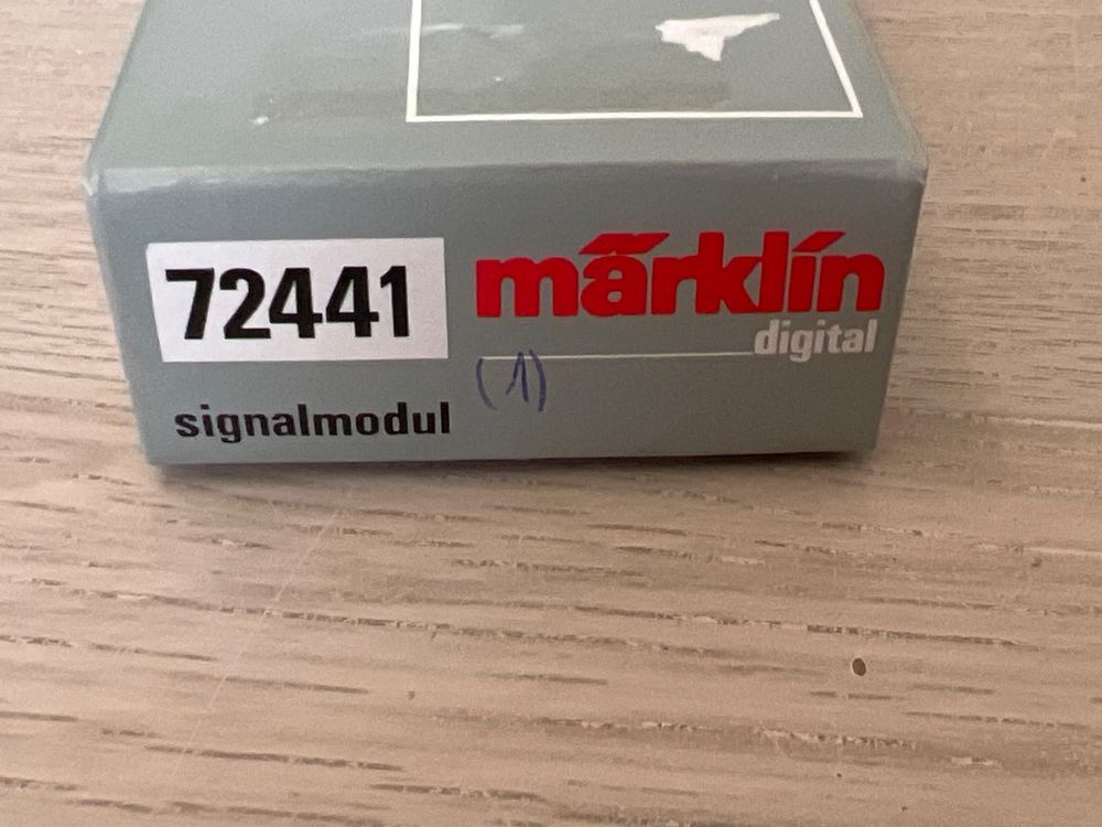 Märklin 72441 Signalmodul (1) (Gebraucht) in St-Aubin-Sauges für CHF 15 – mit Lieferung auf ...