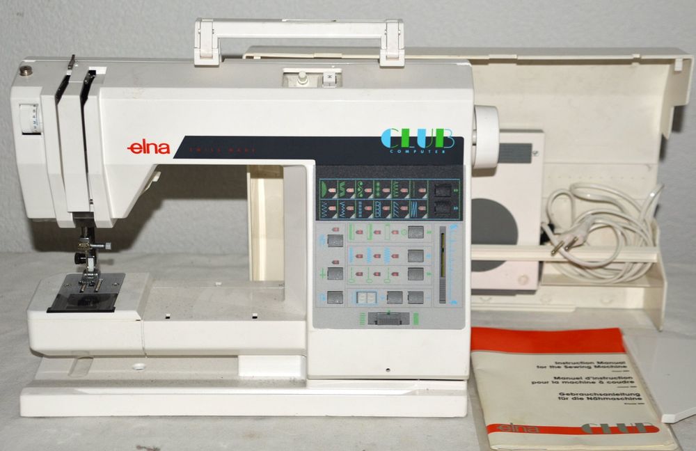 Elna 500 Club Computer Nähmaschine / machine à coudre (Defekt) in ...