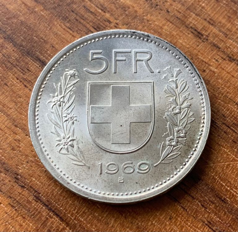 Schweiz 5 Franken 1969 Silber | Kaufen auf Ricardo