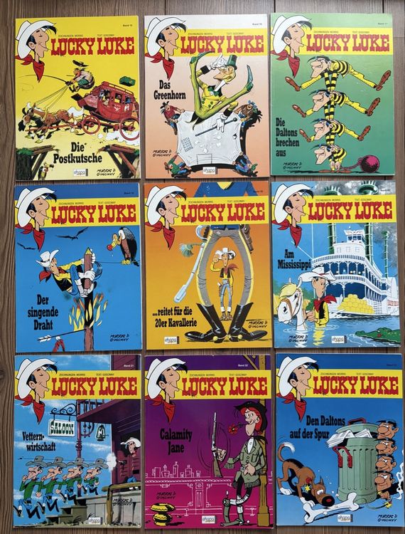 Lucky Luke Comic Sammlung Bände 15-102 | Kaufen auf Ricardo