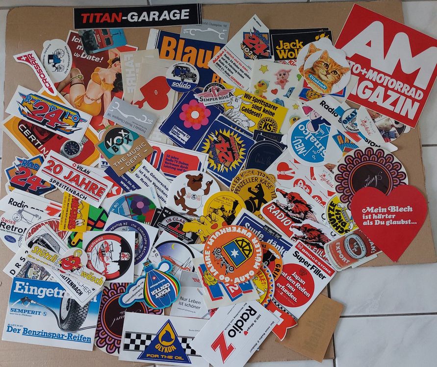 Sticker Aufkleber 100 Stück | Kaufen auf Ricardo