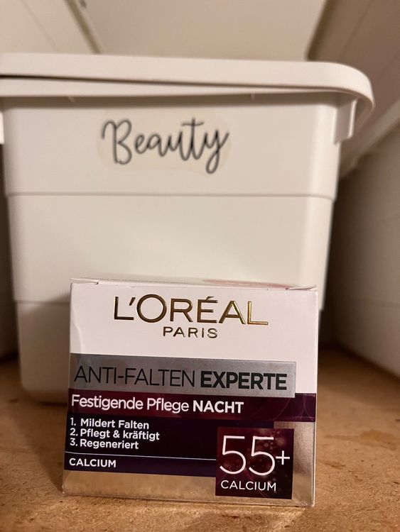 Loreal Paris - Anti-Falten Experte Nacht 55+Calcium (Neu und ...