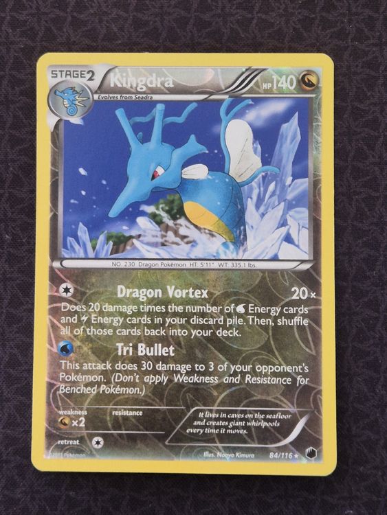 Kingdra carta Pokemon rara Holo Reverse (Gebraucht) in Minusio für CHF ...