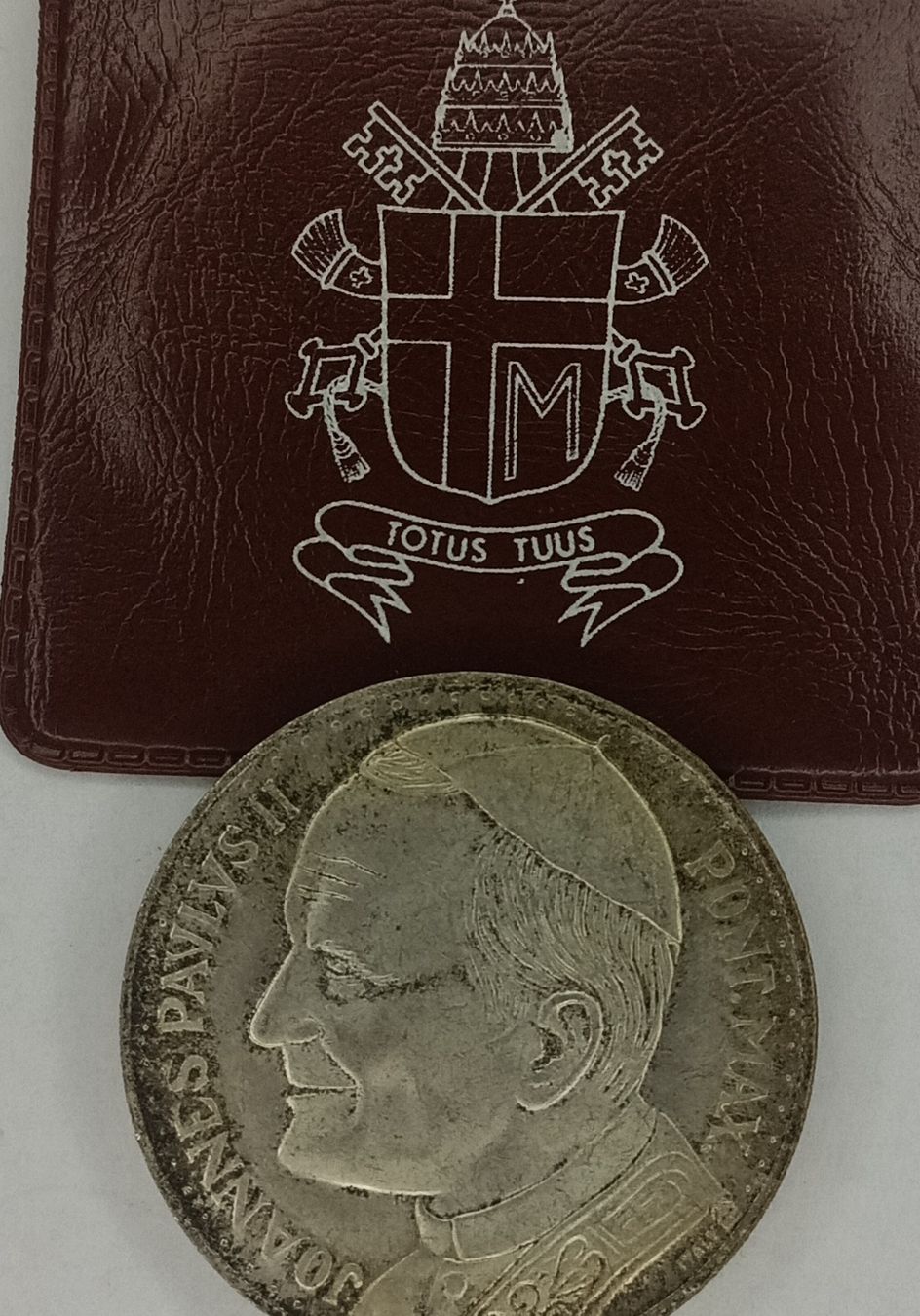 Johannes Paul II Gedenkmünze, Jahr 1979, versilbert (Gebraucht) in ...