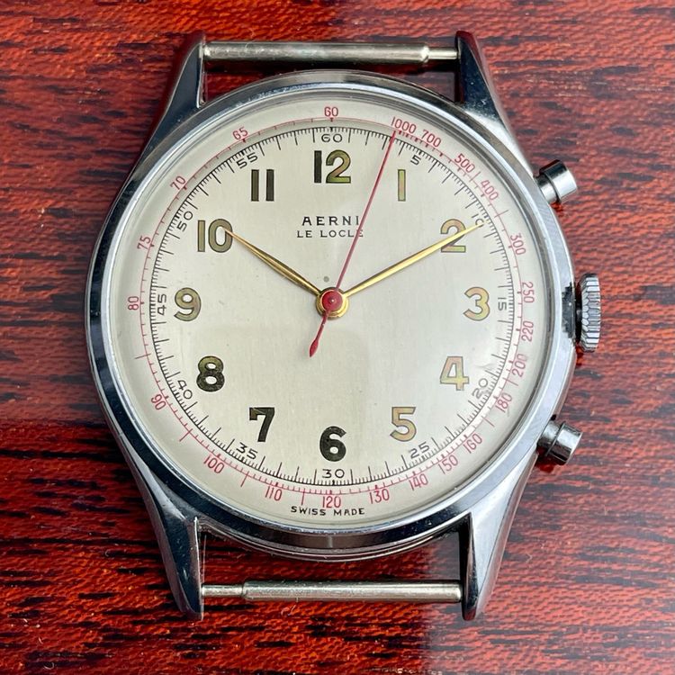 CHARLES AERNI S.A. Le Locle ETA 1168 Chronograph Vintage | Kaufen auf ...