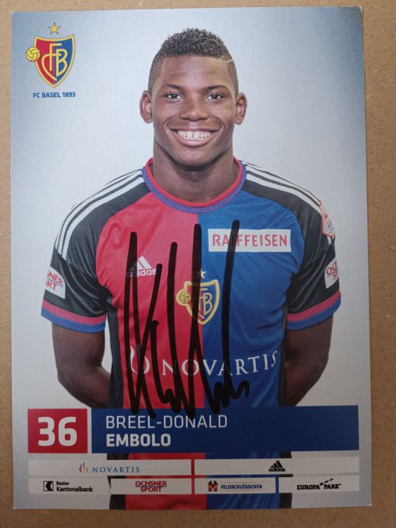 Breel Embolo - handsigniert (Gebraucht) in Menziken für CHF 7.9 – mit ...