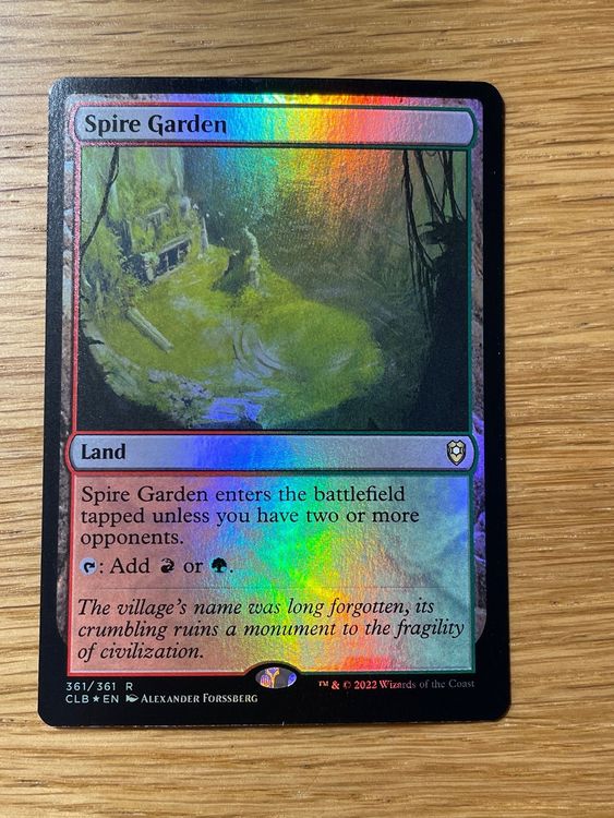 Spire Garden FOIL Baldurs Gate Rare Boosterfrisch | Kaufen auf Ricardo