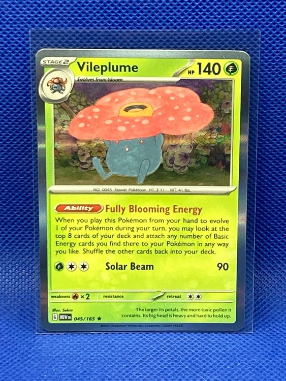 Pokemon 151 Vileplume Holo 045 / 165 | Acheter sur Ricardo