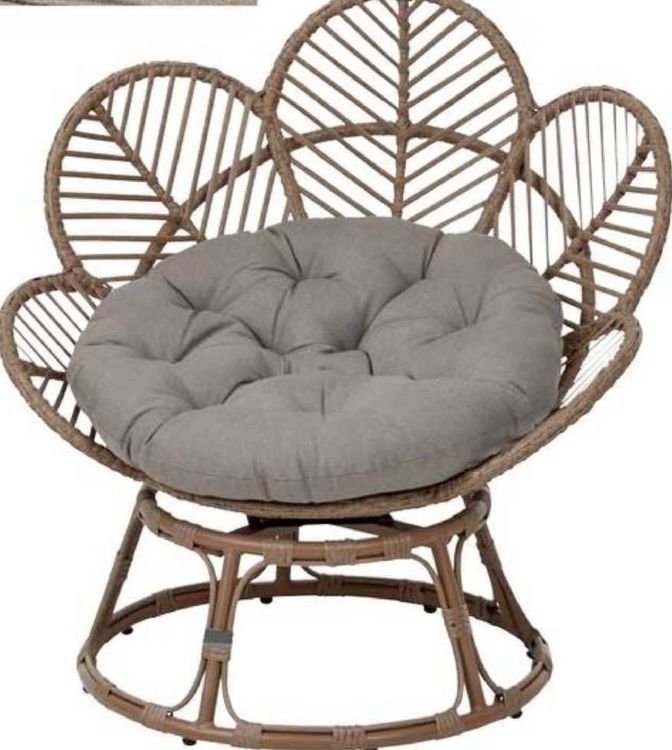 Tchibo Drehsessel Rattan Stile: Boho "Flower" Loungesessel | Acheter ...