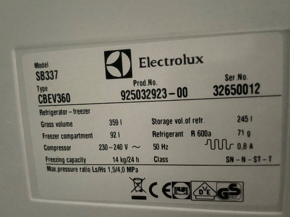 Elektrolux Kühlschrank - Gefrierschrank (Gebraucht) in für CHF 280 ...