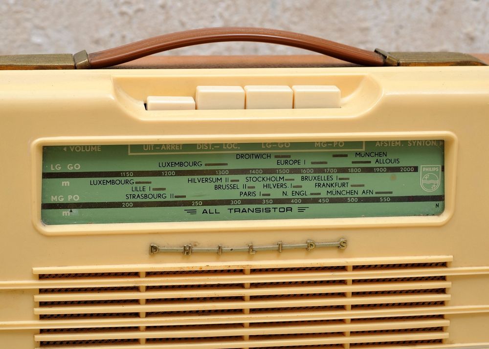 Philips All Transistor 50er 60er Jahre Kofferradio vintage (Gebraucht ...