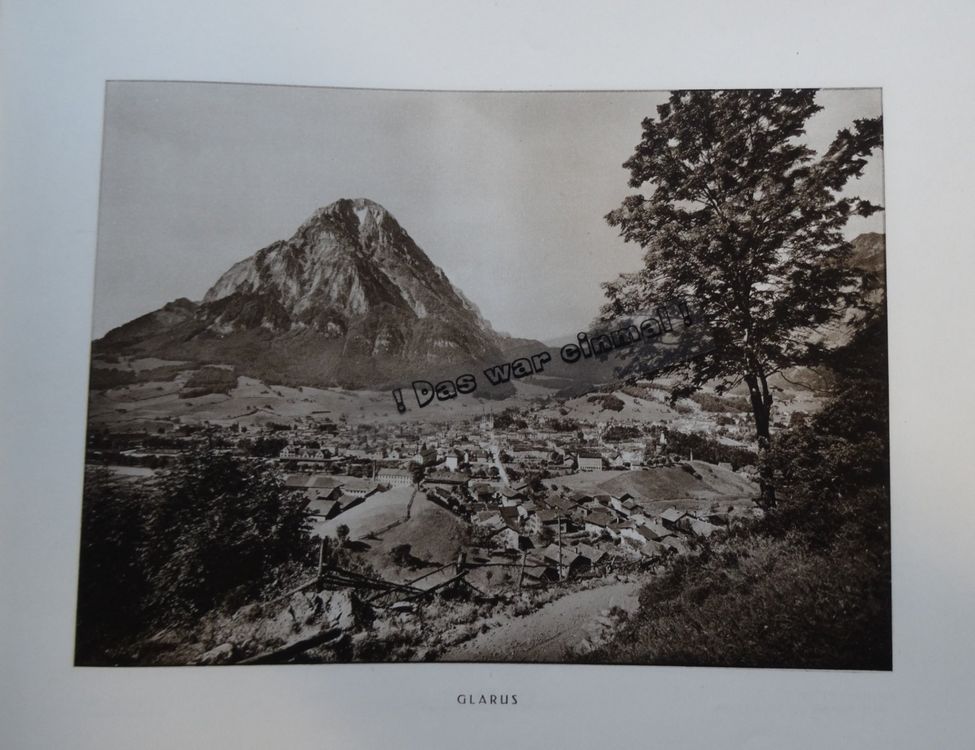 Glarus um1900 (ca. A4-Blatt) (Gebraucht) in Safnern für CHF 7 – mit Lieferung auf Ricardo kaufen