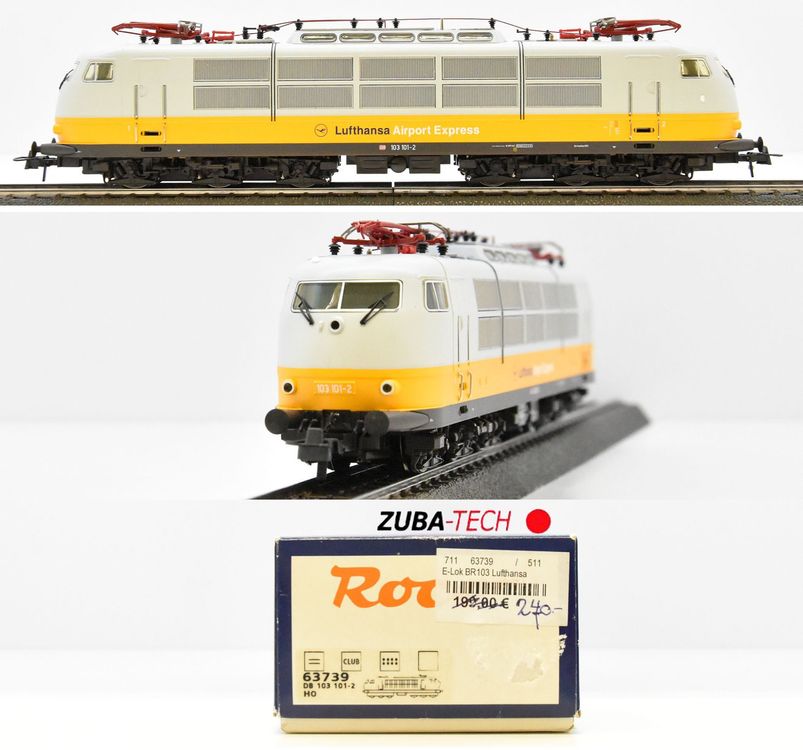 Roco 63739 E-Lok BR 103 DB Lufthansa Airport Express GS OVP (Gebraucht ...