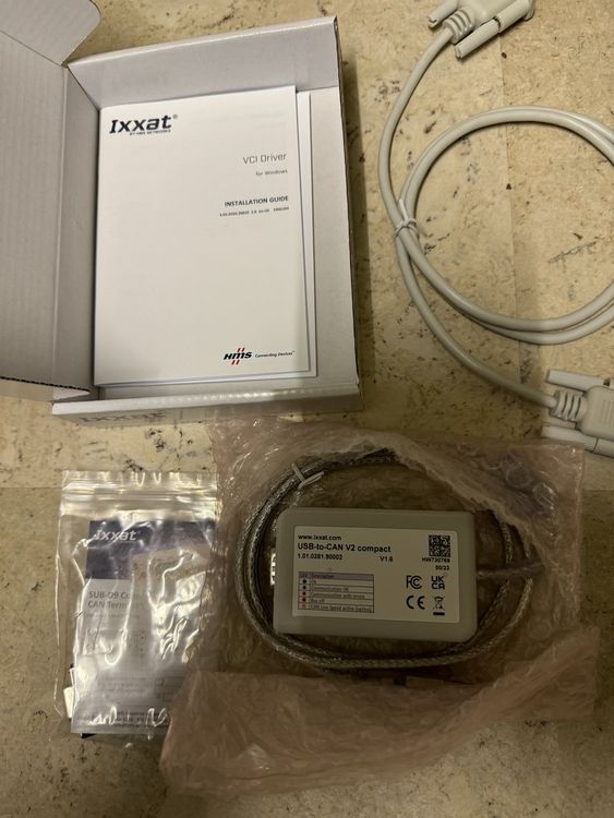 IXXAT USB-to-CAN V2 compact SUB-D9 CAN Umsetzer V1.6 (Neu und ...