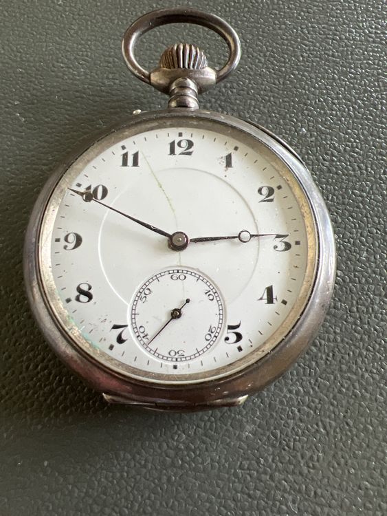 Antike Taschenuhr echt Silber 51 mm | Kaufen auf Ricardo