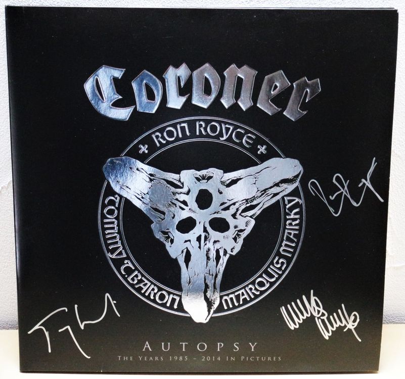 Coroner Autopsy signierte Box 3 Blu-ray 1 LP Top Rarität! (Neu (gemäss ...