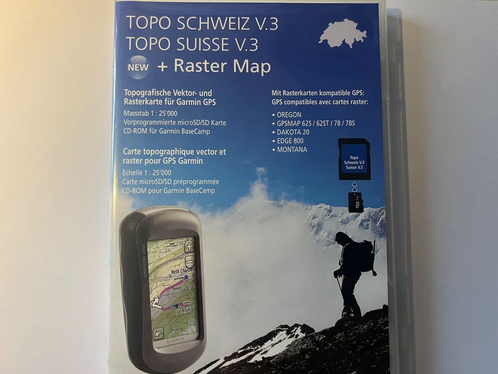 Garmin Oregon 650t GPS Outdoor Navigation TOPO Schweiz V.3 (Gebraucht ...