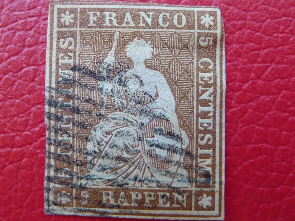 Rarer Strubel: 22A2 mit Attest Hermann, Kat: 1'450.-+ (Gebraucht) in ...