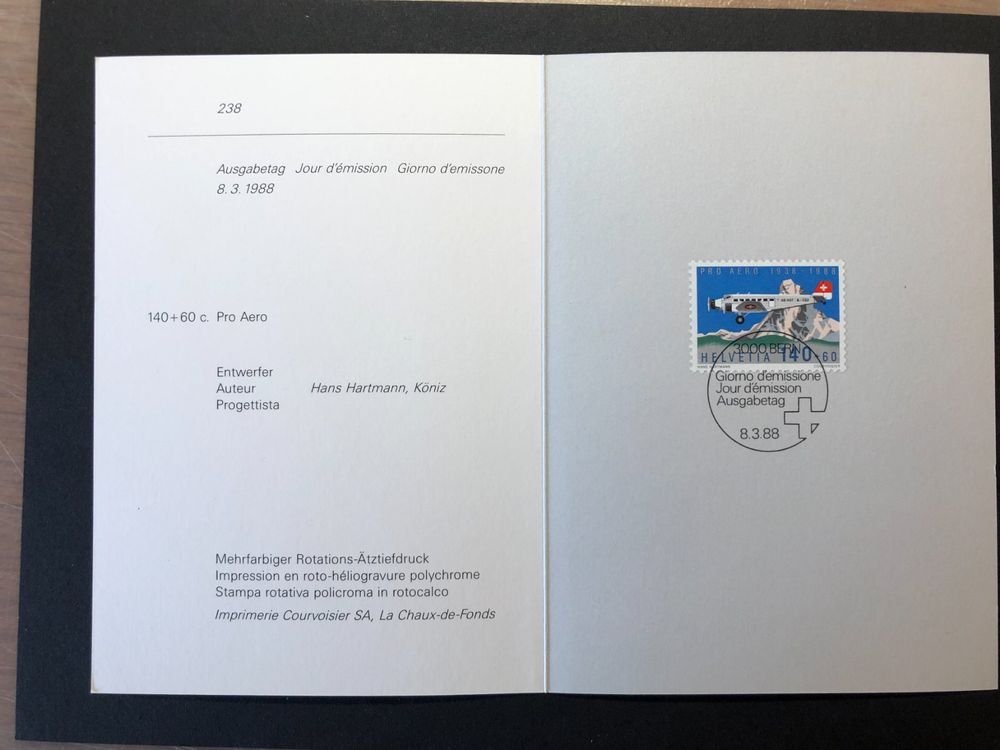 Livret souvenir PTT Pro Aero 1988 | Kaufen auf Ricardo