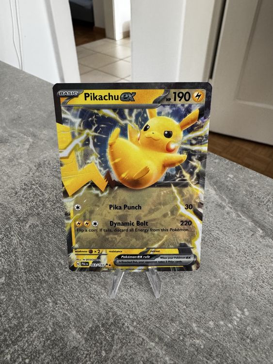 Pokemon Karte Pikachu EX (Neu (gemäss Beschreibung)) in Biel/Bienne für CHF 2 – mit Lieferung ...