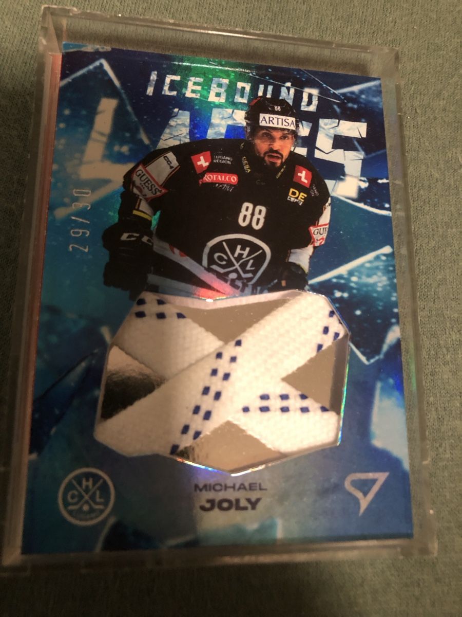 Michael Joly Lugano Ambri Piotta Hockey Card limitiert Laces (Gebraucht ...