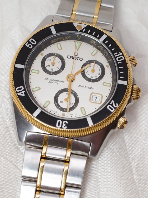 LANCO Chronograph 40mm ETA Quartz Armbanduhr inkl. Batterie (Gebraucht ...