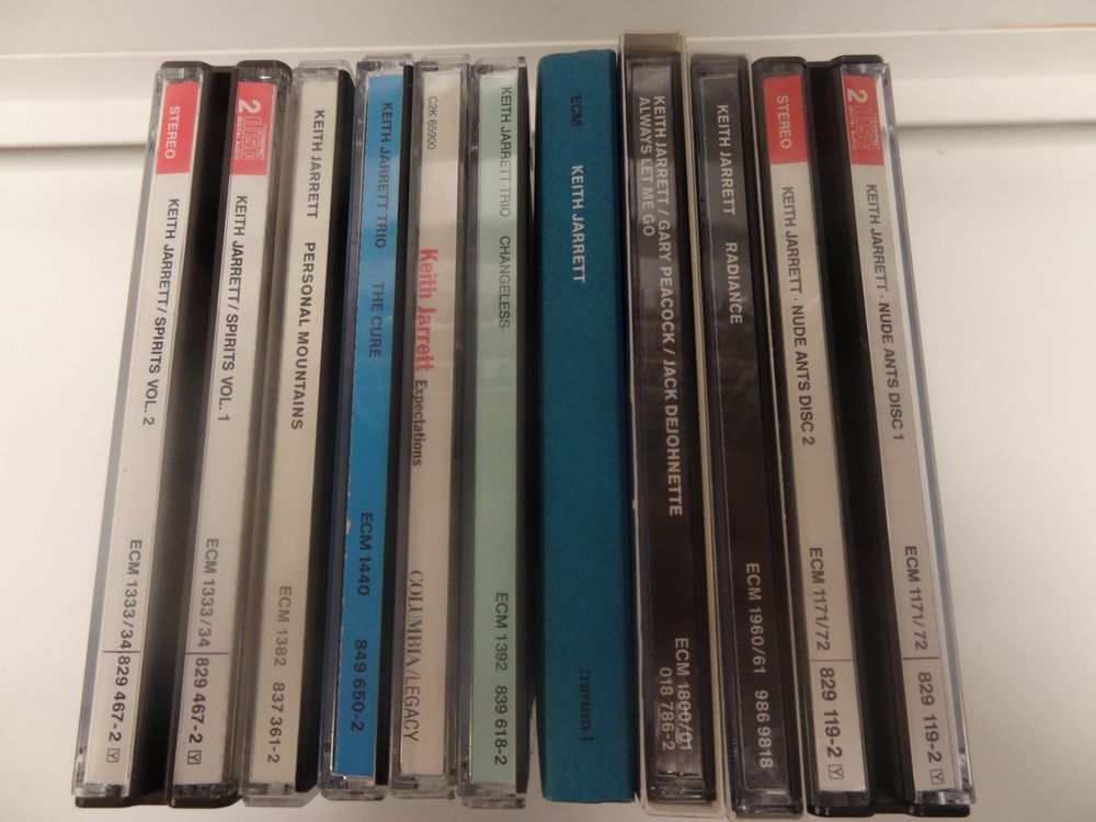 Keith Jarrett CD Sammlung: Jazz Piano vom Feinsten, 9 Stück (Gebraucht ...