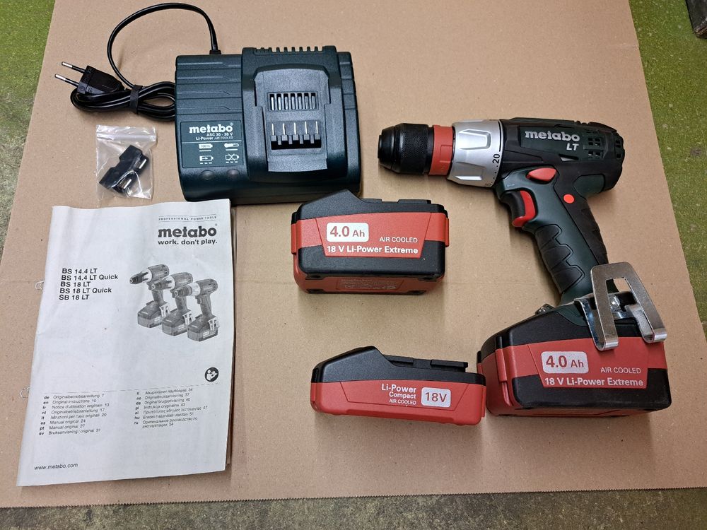 Metabo BS 18 LT Quick Akku-Bohrschrauber Unbenutzt (Neu und ...