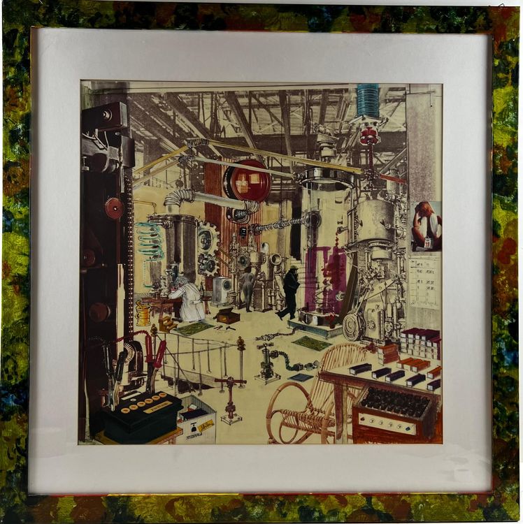 Grosser Collage Mischtechnik | Kaufen auf Ricardo