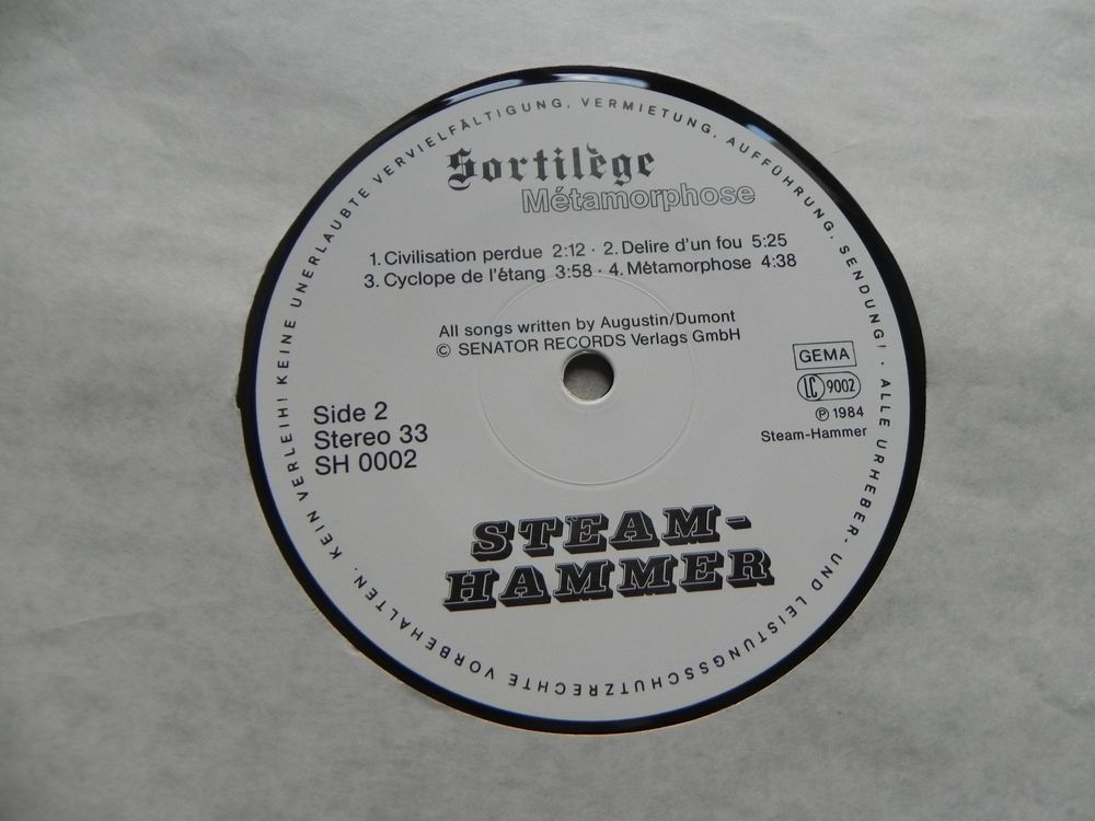 LP Frankreich Heavy Metal Band Sortilège 1984 Métamorphose | Kaufen auf Ricardo