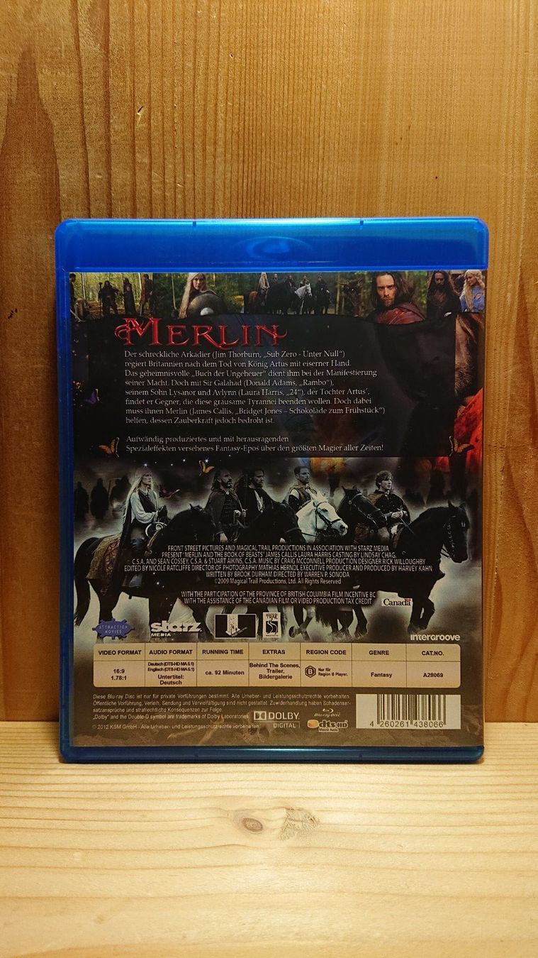 MERLIN und das Schwert Excalibur auf Blu-Ray (Gebraucht) in Wilderswil ...