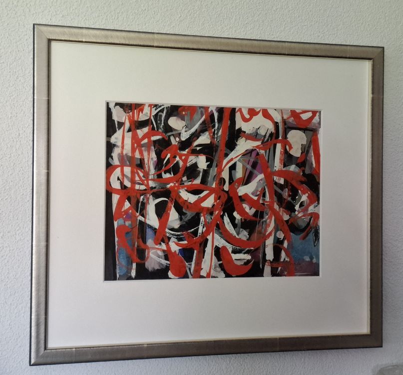 Carl Walter Liner 1960 - Acryl/Mischtechnik auf Papier (Gebraucht) in ...