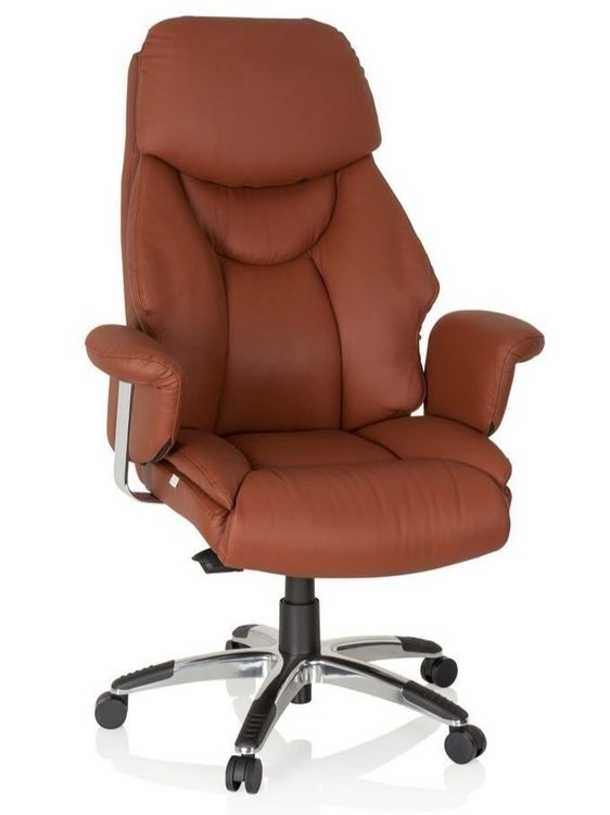 Burostuhl Leder Braun