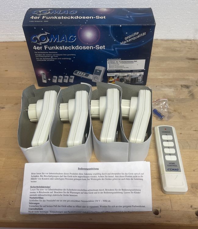 COMAG 4er Funksteckdosenset neuwertig (Neu (gemäss Beschreibung)) in ...