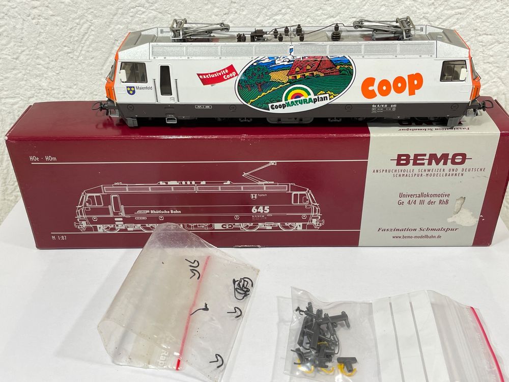 Bemo 7259 140 RhB Ge 4/4 III, Coop Naturaplan, Maienfeld (Gebraucht) in Wilderswil für CHF 191 ...