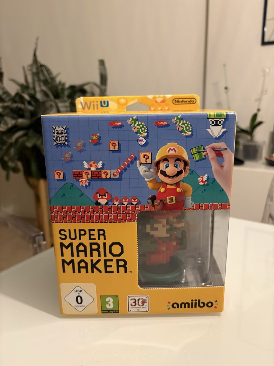 Super Mario Maker Wii U Limited Edition amiibo - New! (Neu (gemäss ...