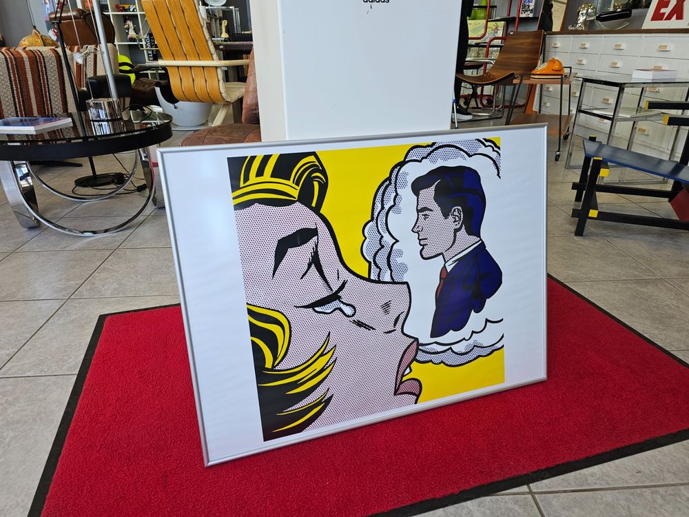 Roy Lichtenstein Thinking of Him 1961, Pop Art Serigraphie (Gebraucht ...