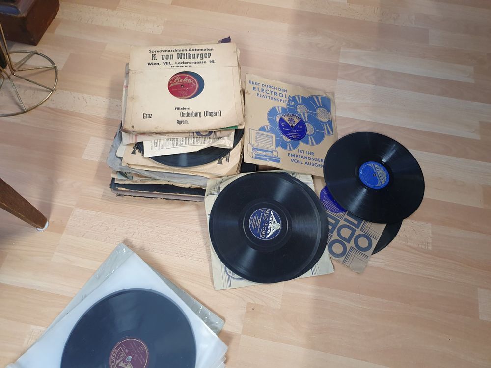 Grammophon Columbia Grafonola viva-tonal Stand Salongrammoph (Defekt ...