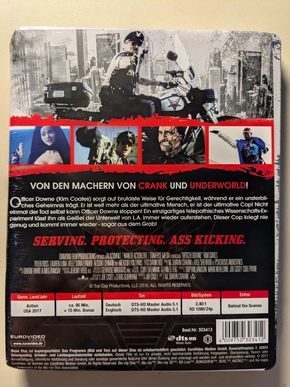 Officer Downe [Blu-ray/Steelbook/Uncut/neu&OVP] (Neu und ...
