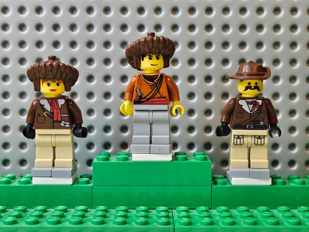 3 Lego-Minifiguren Adventure, Orient, Pippin Reed, Sherpa,.. (Gebraucht ...